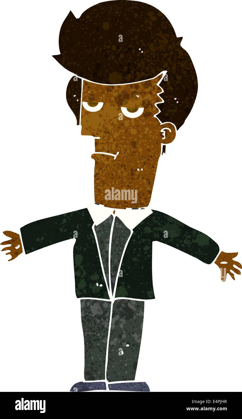 cartoon bored man Stock Vector Image & Art - Alamy