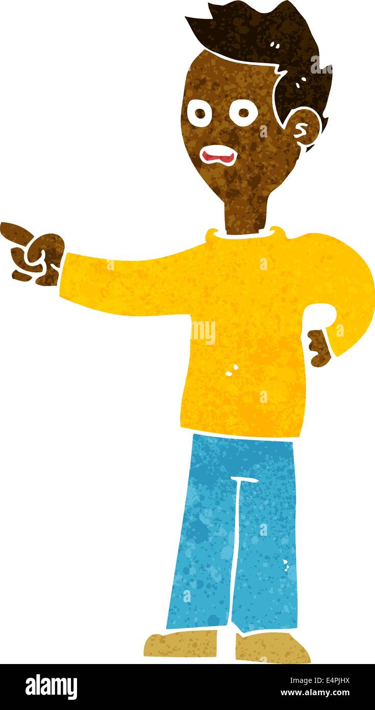 Pointing surprised shocked Stock Vector Images - Alamy