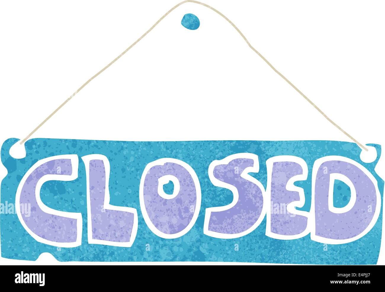 Cartoon closed shop sign hi-res stock photography and images - Alamy