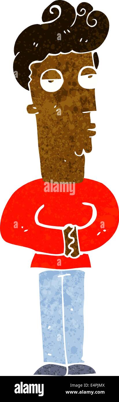 cartoon arrogant man Stock Vector Image & Art - Alamy