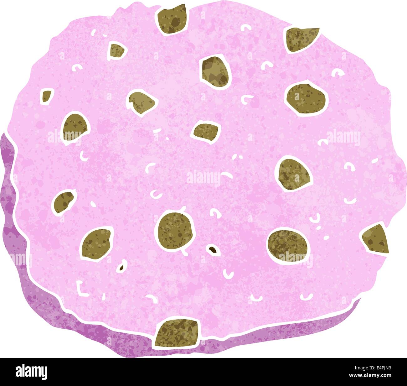 pink cookie cartoon Stock Vector Image & Art - Alamy