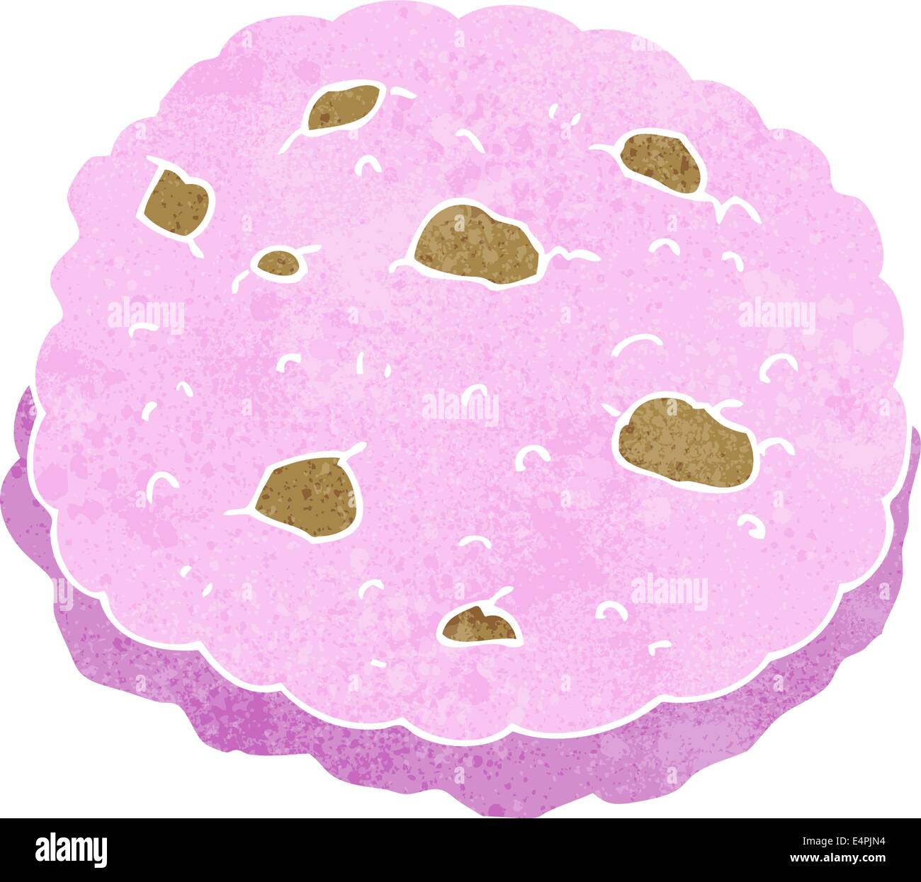 pink cookie cartoon Stock Vector Image & Art - Alamy