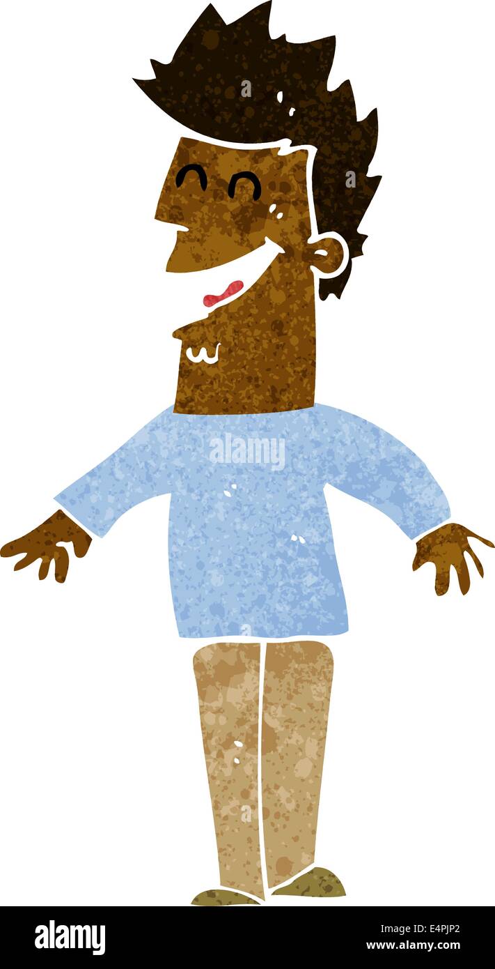 cartoon happy man Stock Vector Image & Art - Alamy