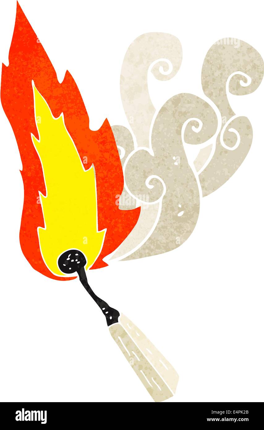 cartoon burning match Stock Vector Image & Art - Alamy