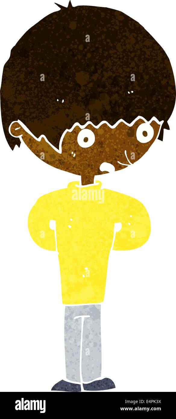 cartoon nervous boy Stock Vector Image & Art - Alamy