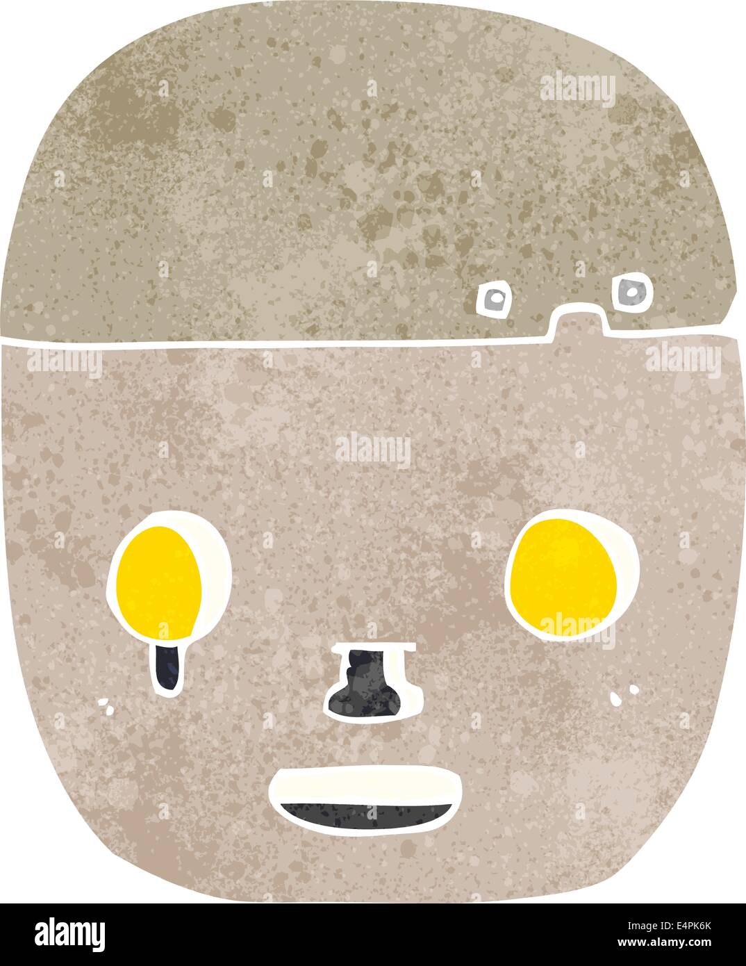 cartoon robot head Stock Vector Image & Art - Alamy