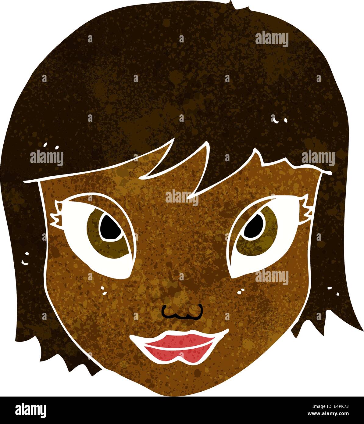 cartoon female face Stock Vector Image & Art - Alamy