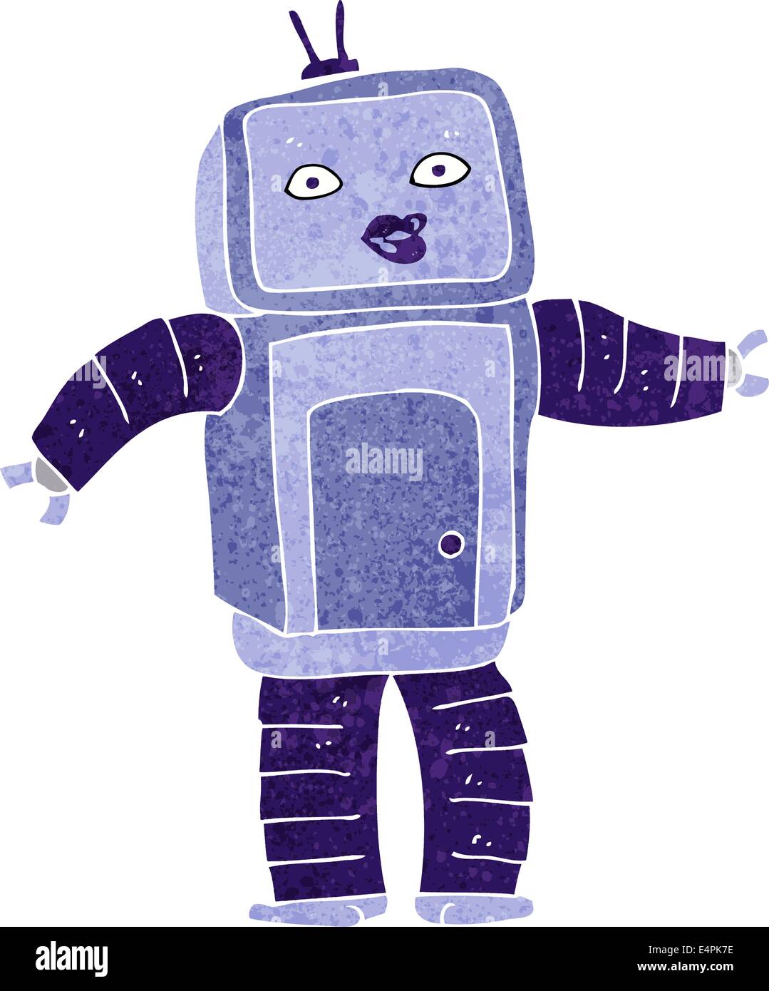 funny cartoon robot Stock Vector Image & Art - Alamy