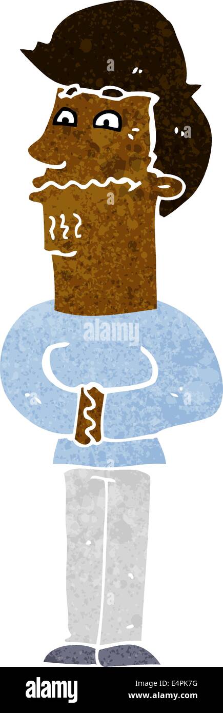 cartoon nervous man Stock Vector Image & Art - Alamy