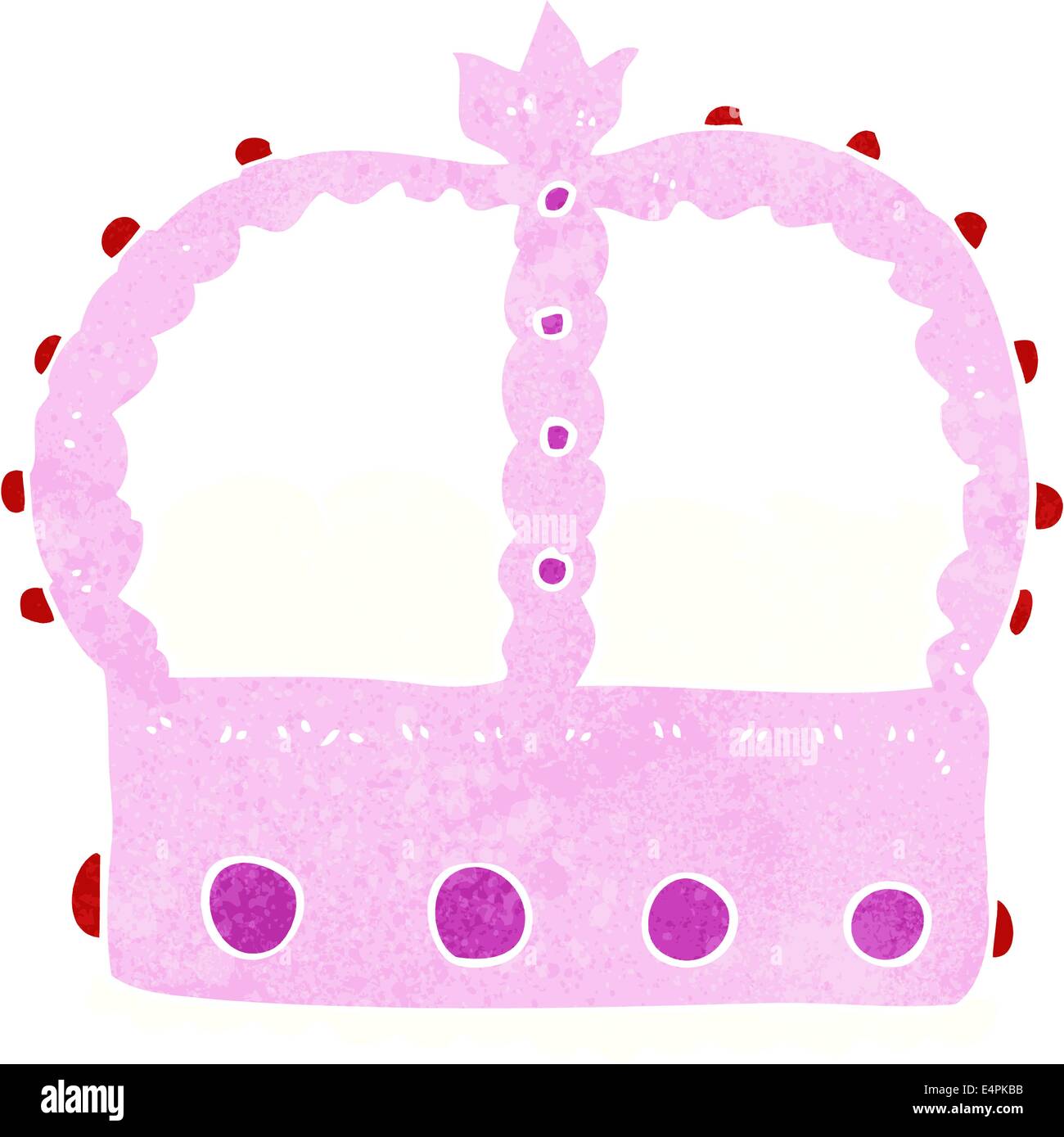 cartoon pink crown Stock Vector Image & Art - Alamy