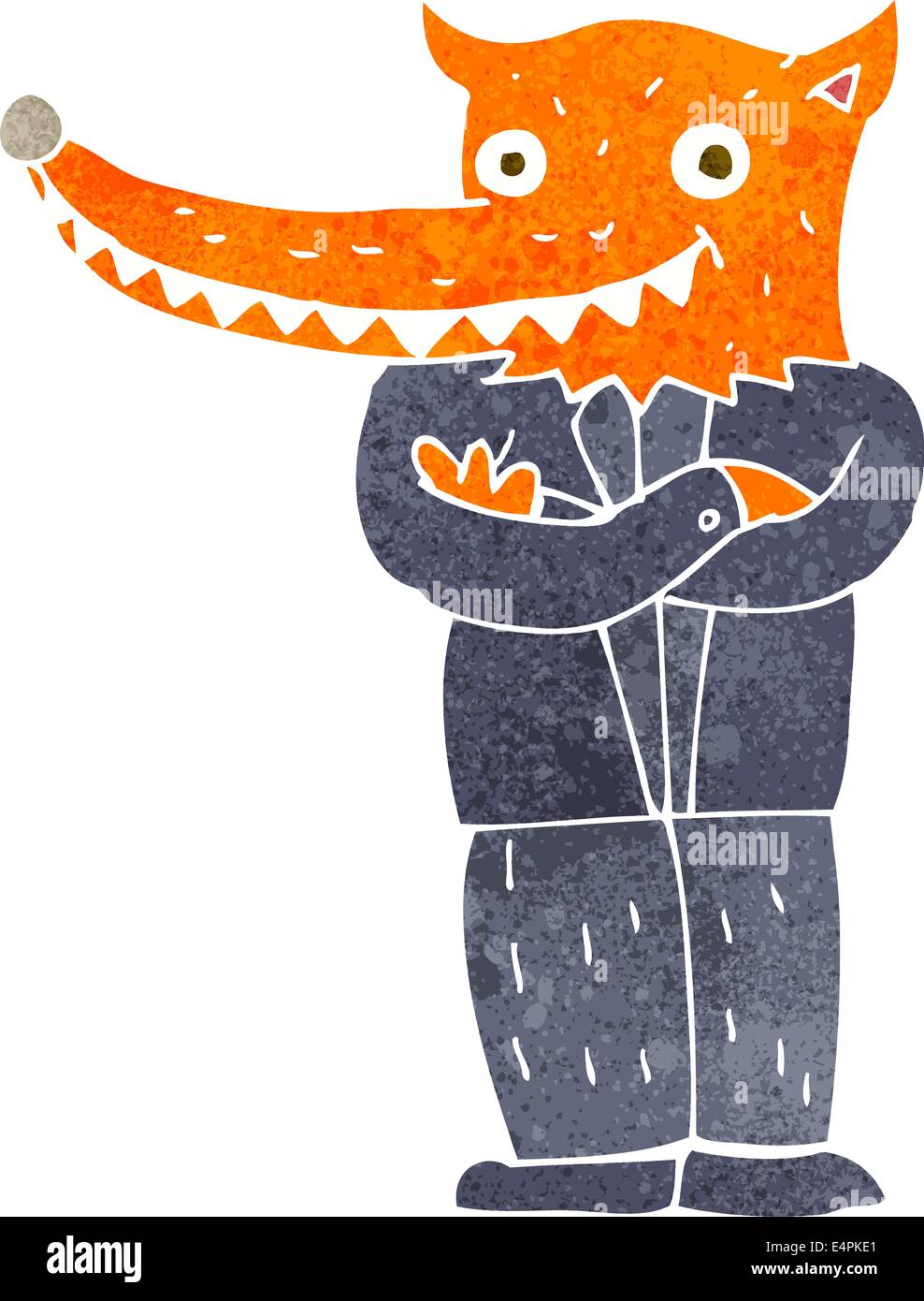 cartoon fox man Stock Vector Image & Art - Alamy