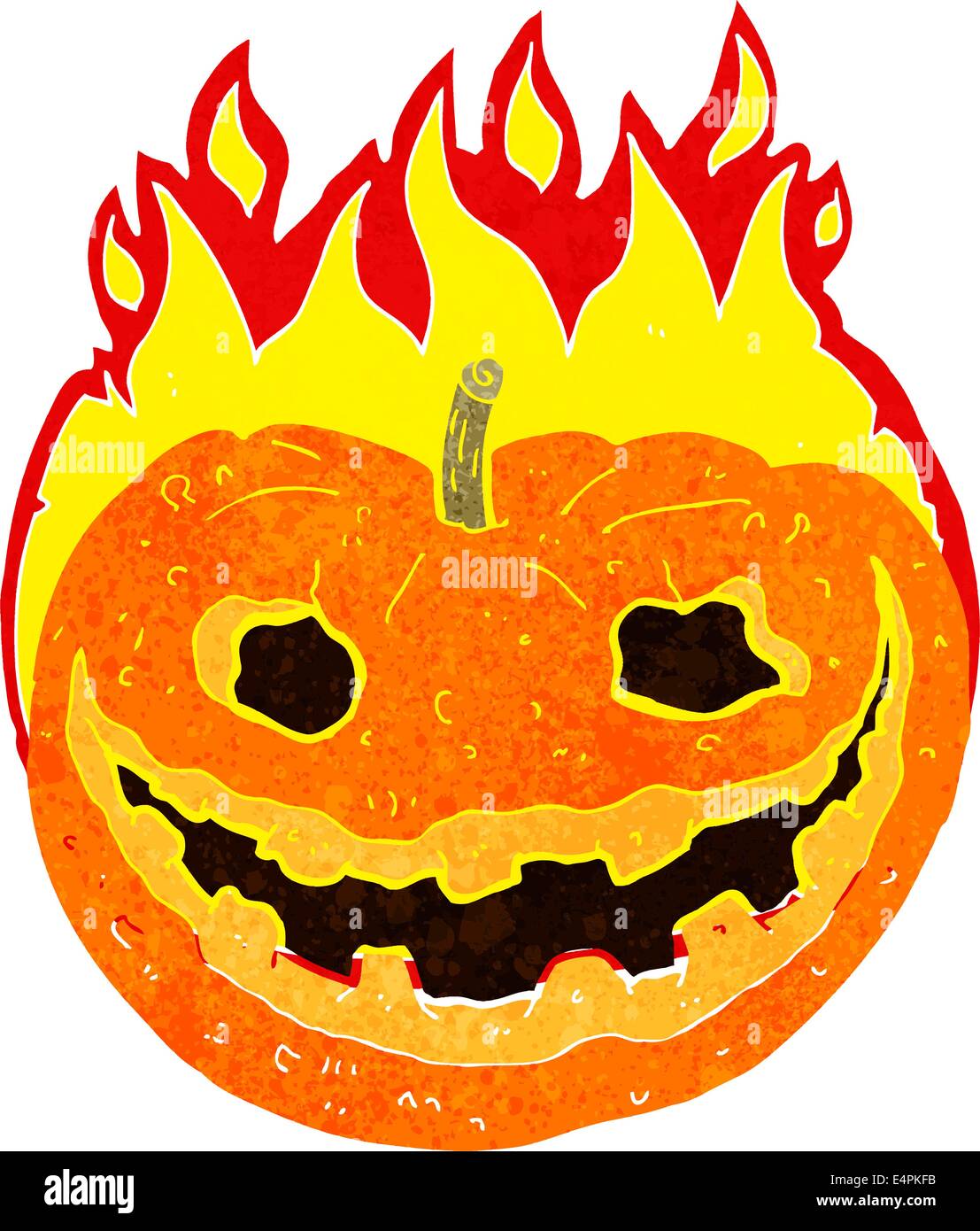 cartoon spooky pumpkin Stock Vector Image & Art - Alamy