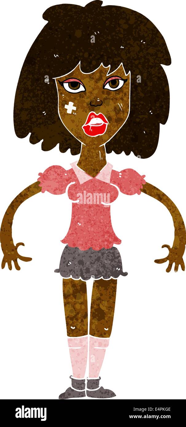 cartoon girl fight Stock Vector Image & Art - Alamy