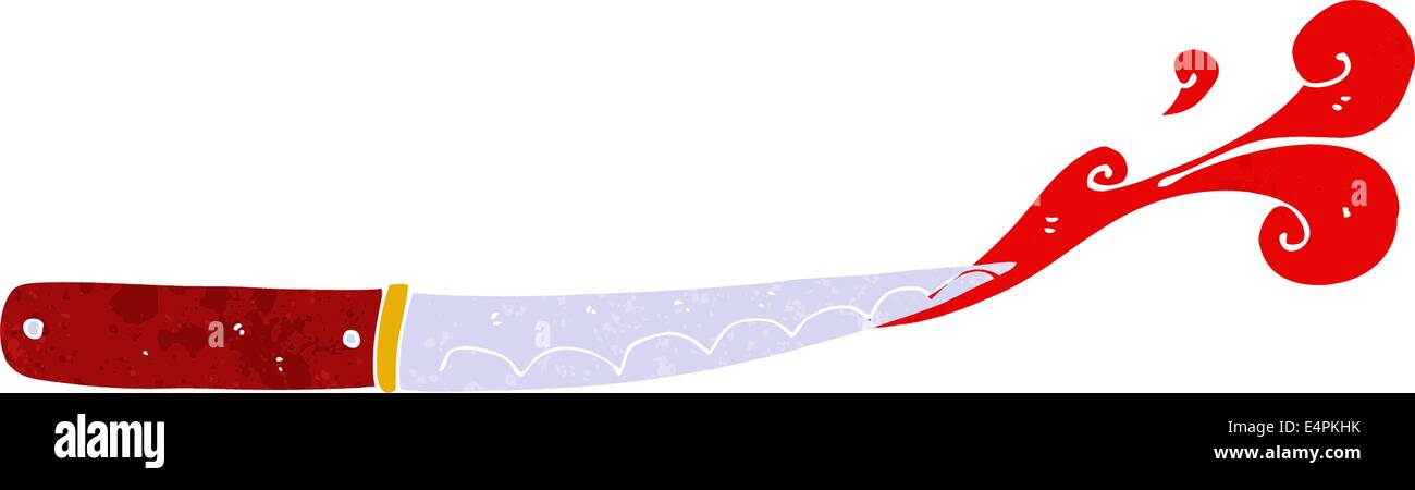 cartoon kitchen knife cutting Stock Vector Image & Art - Alamy