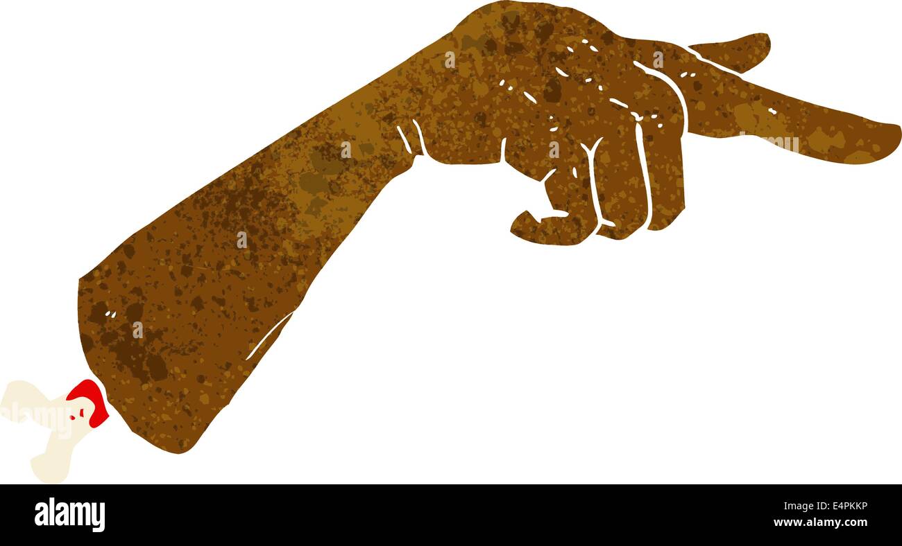 cartoon severed pointing hand Stock Vector Image & Art - Alamy
