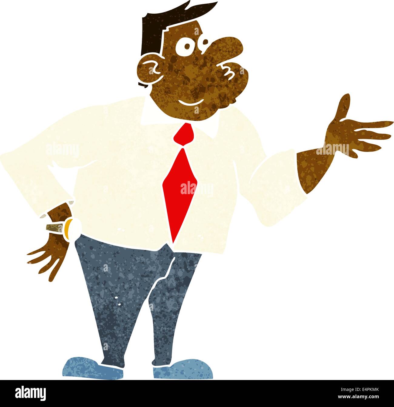 cartoon businessman asking question Stock Vector Image & Art - Alamy