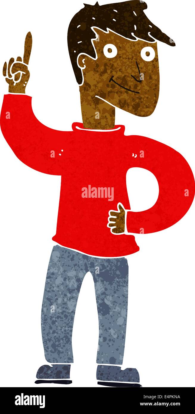 cartoon man with great idea Stock Vector Image & Art - Alamy