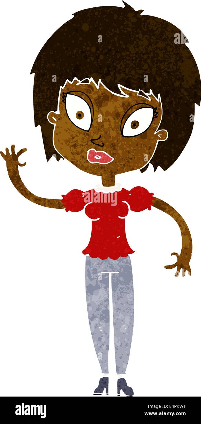 cartoon pretty girl Stock Vector Image & Art - Alamy