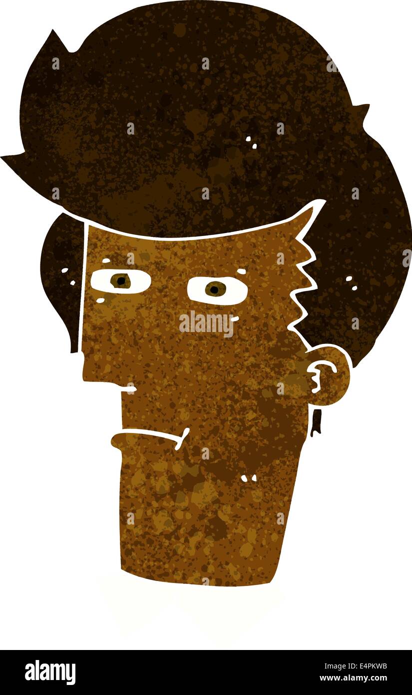 cartoon man narrowing eyes Stock Vector Image & Art - Alamy