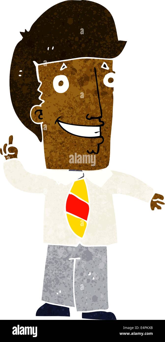 cartoon office man with idea Stock Vector Image & Art - Alamy