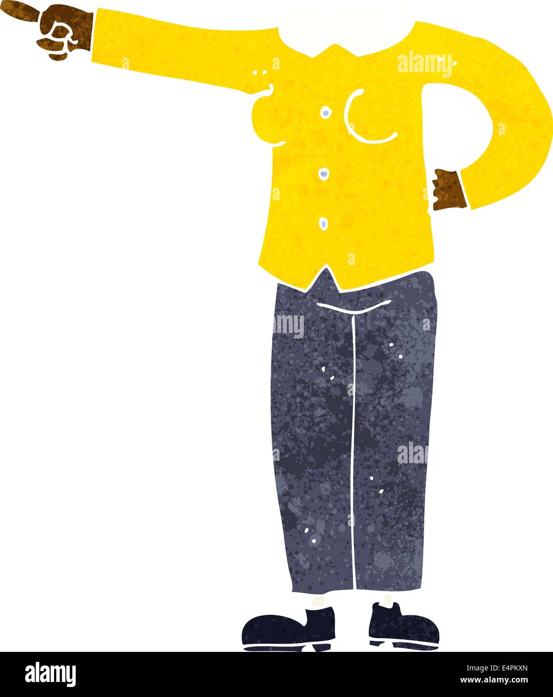 cartoon pointing body (mix and match cartoons or add own photo Stock ...