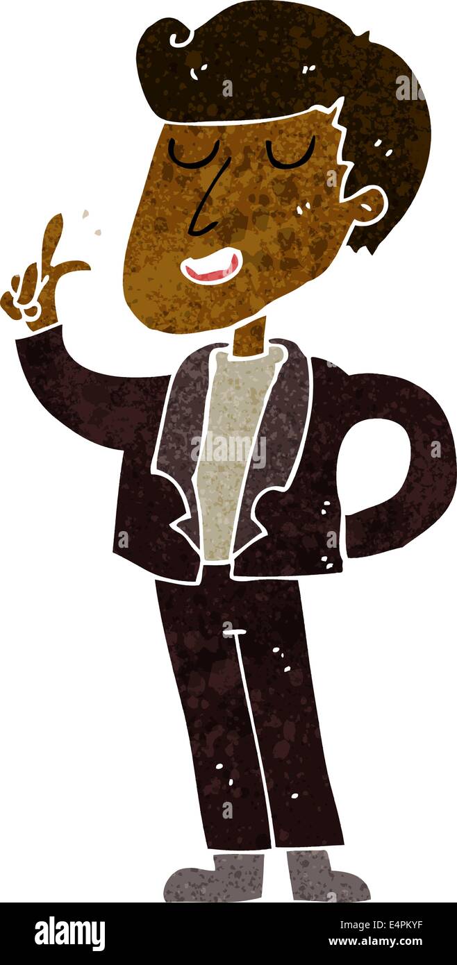 cartoon cool guy snapping fingers Stock Vector Image & Art - Alamy