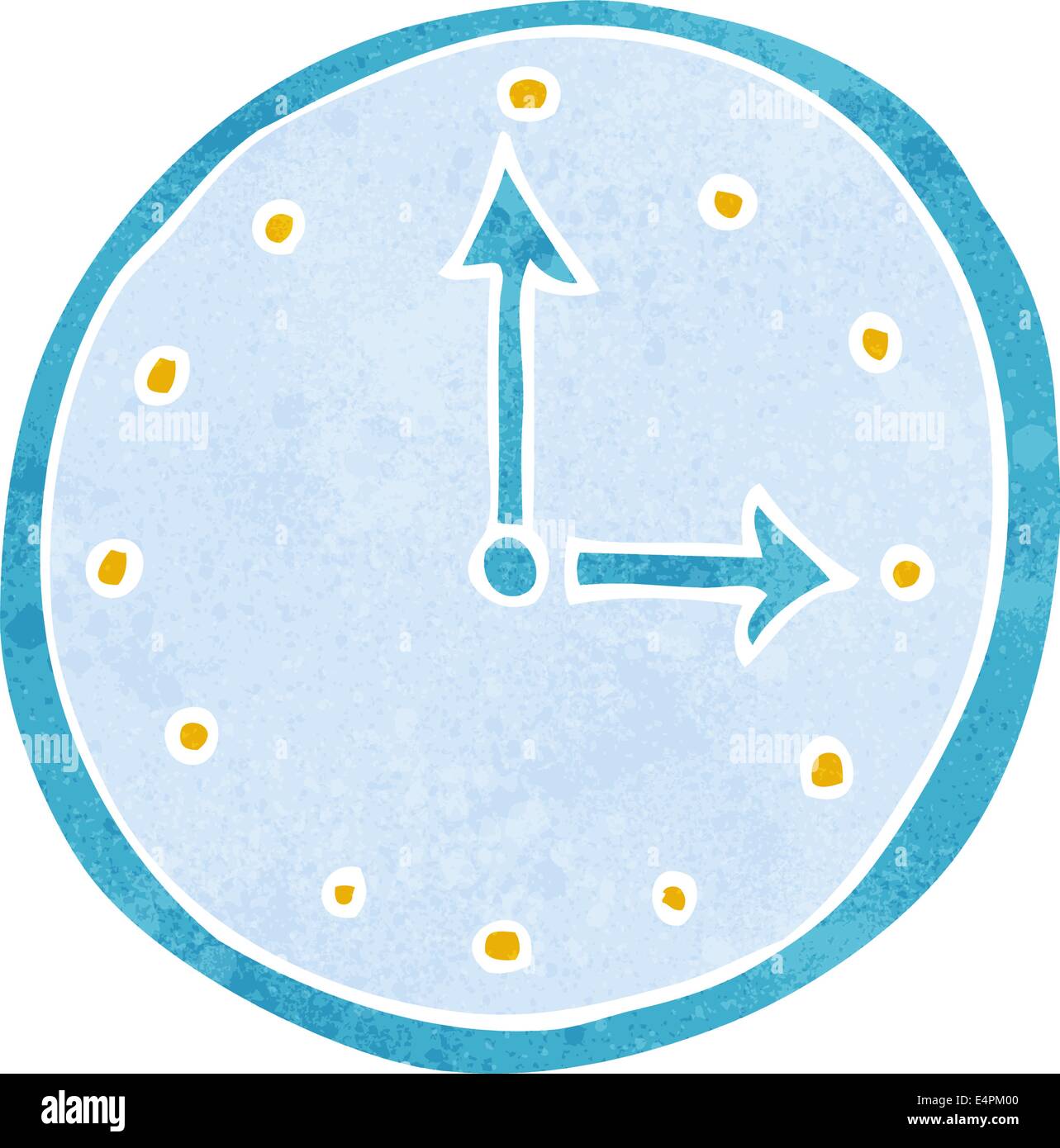 cartoon clock symbol Stock Vector Image & Art - Alamy