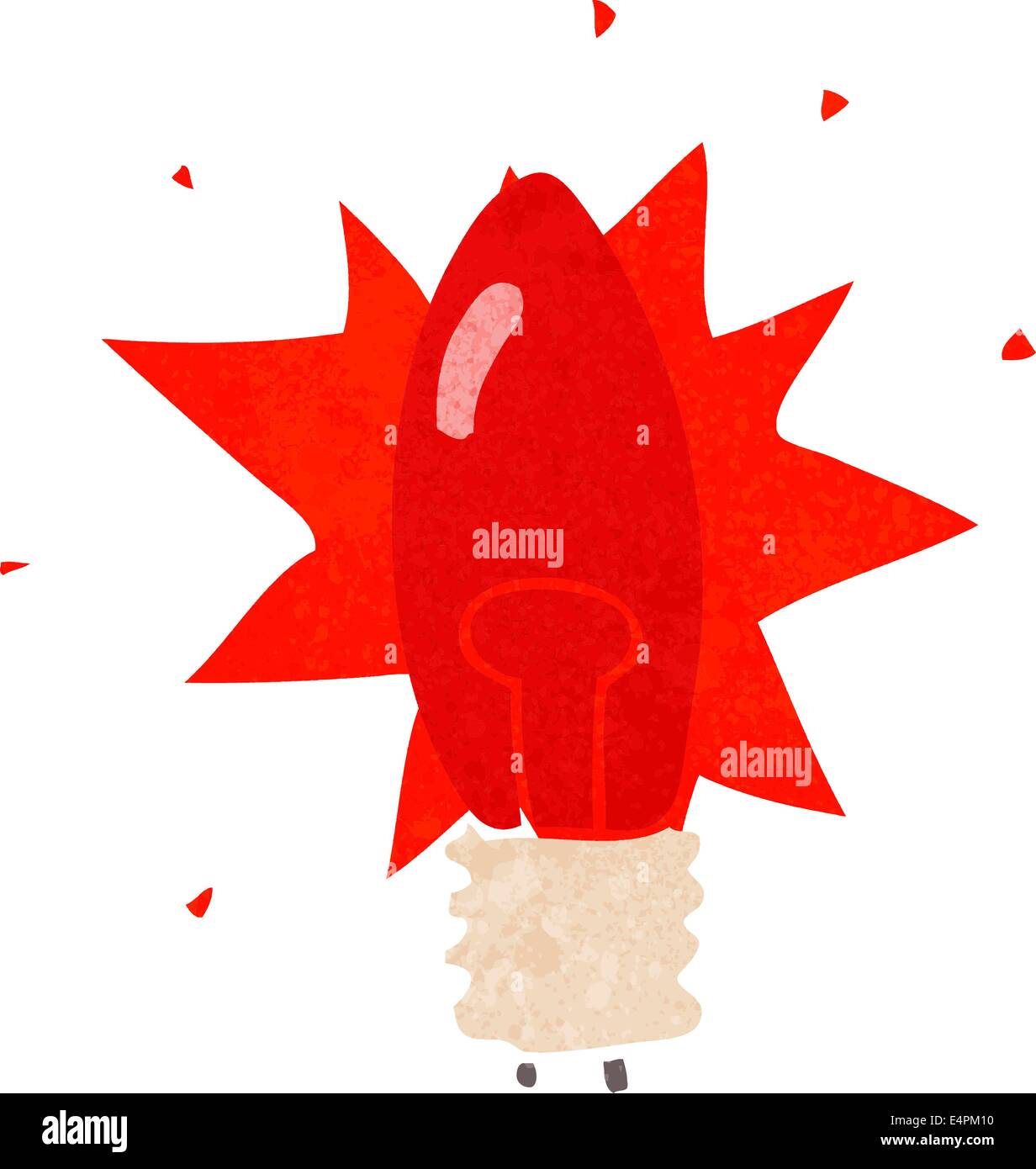 cartoon red light bulb Stock Vector Image & Art - Alamy