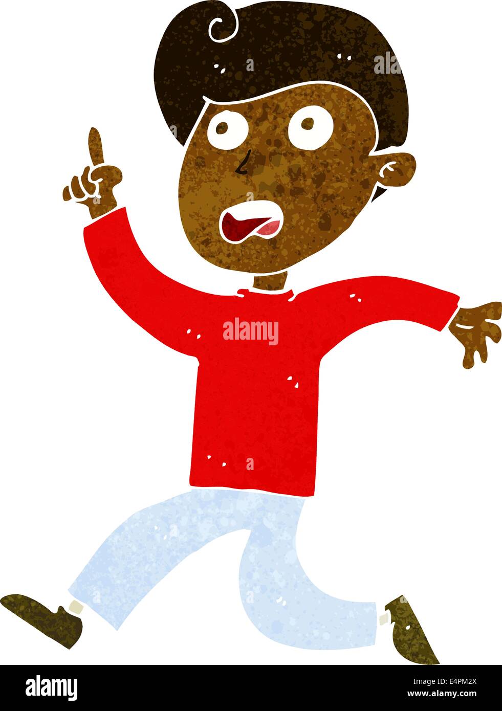 cartoon boy panicking Stock Vector Image & Art - Alamy
