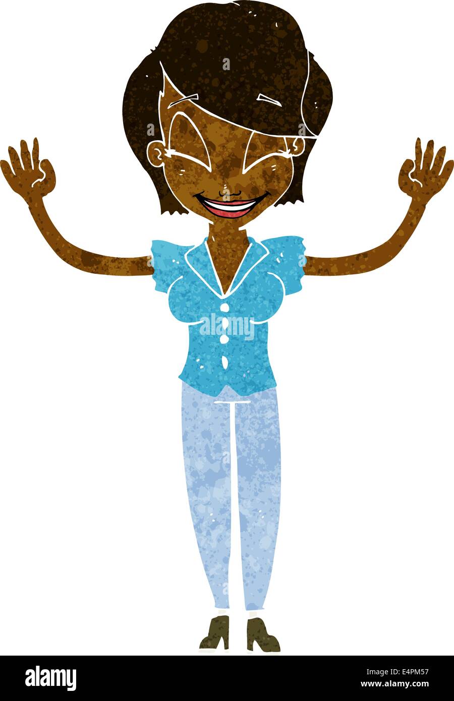 Hands air woman Stock Vector Images - Alamy