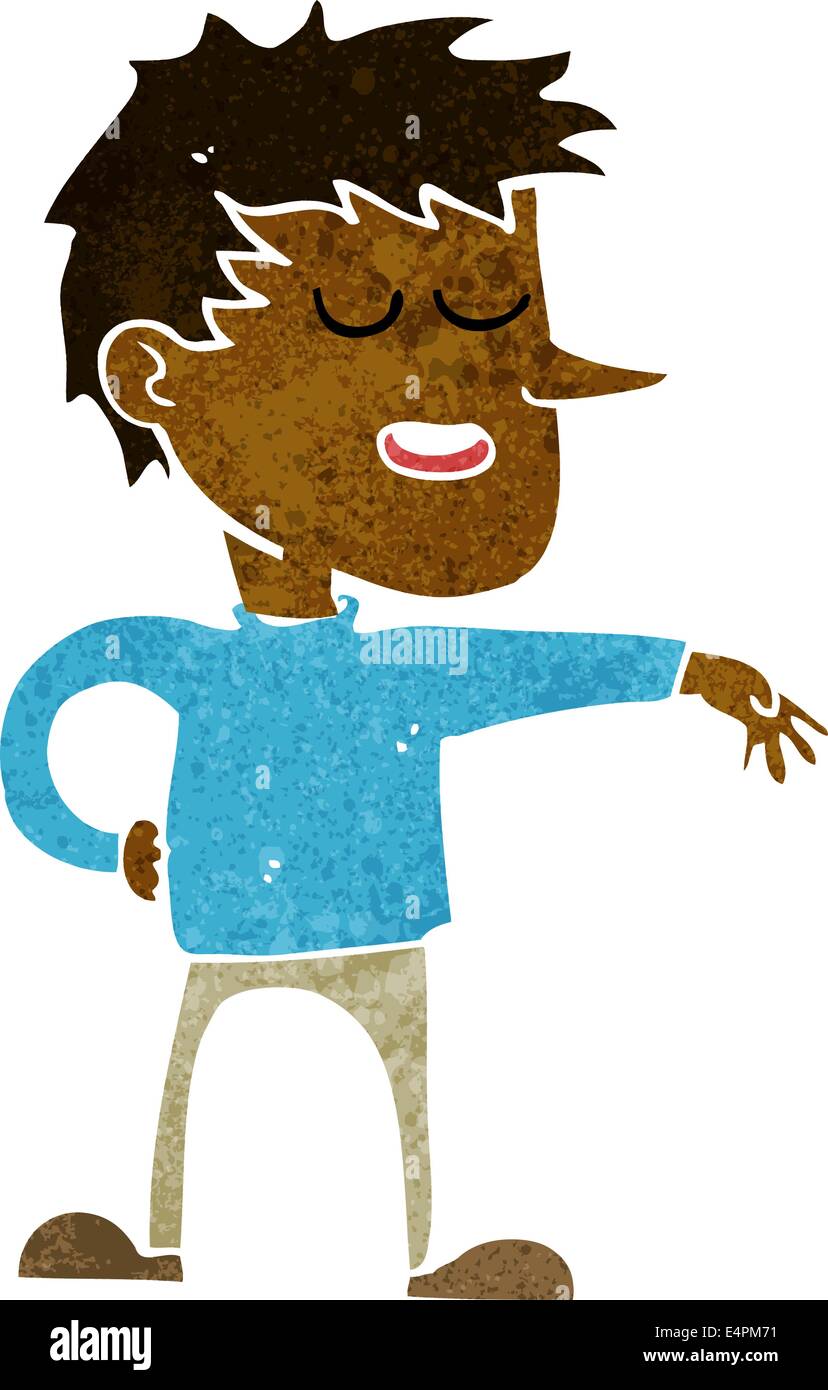 cartoon man making dismissive gesture Stock Vector Image & Art - Alamy