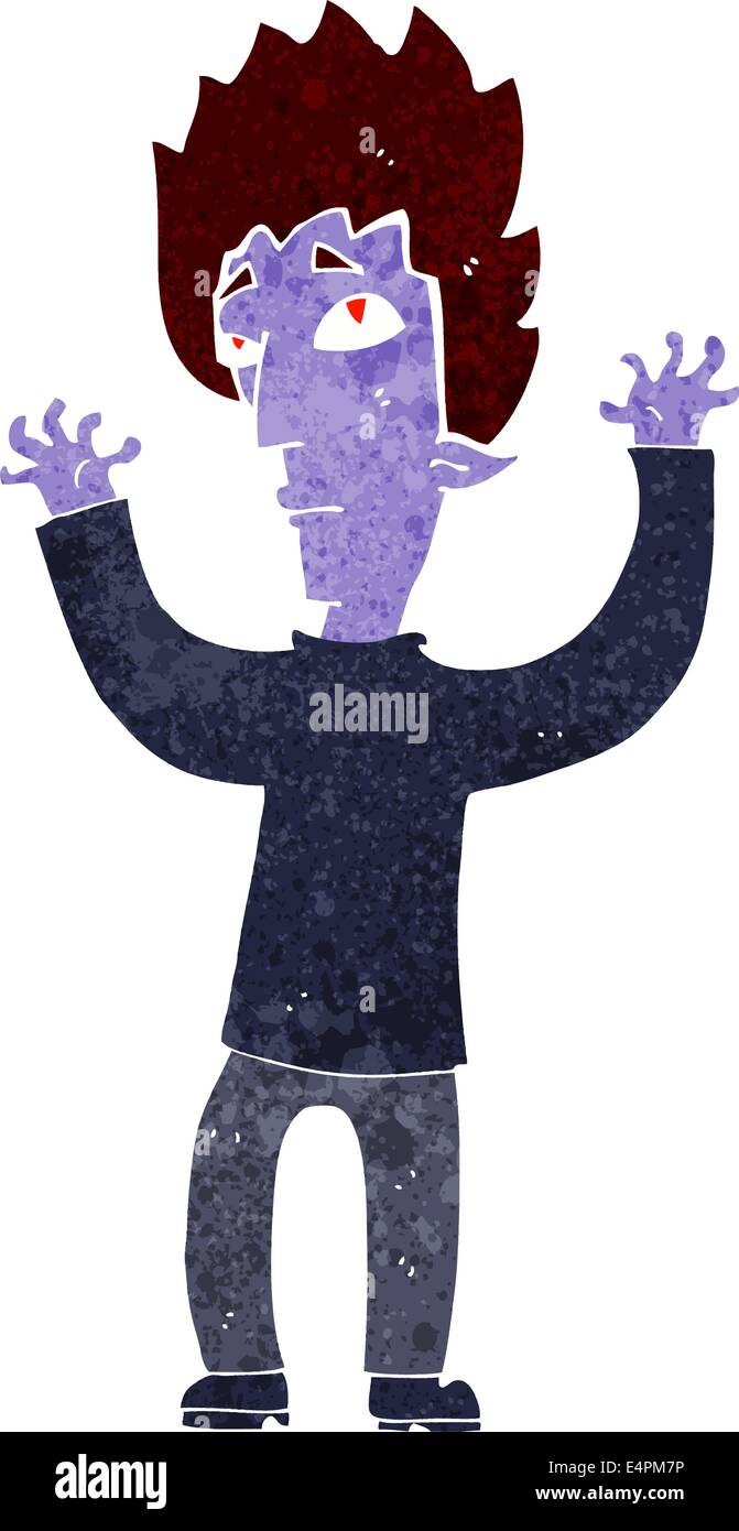 cartoon vampire giving up Stock Vector Image & Art - Alamy