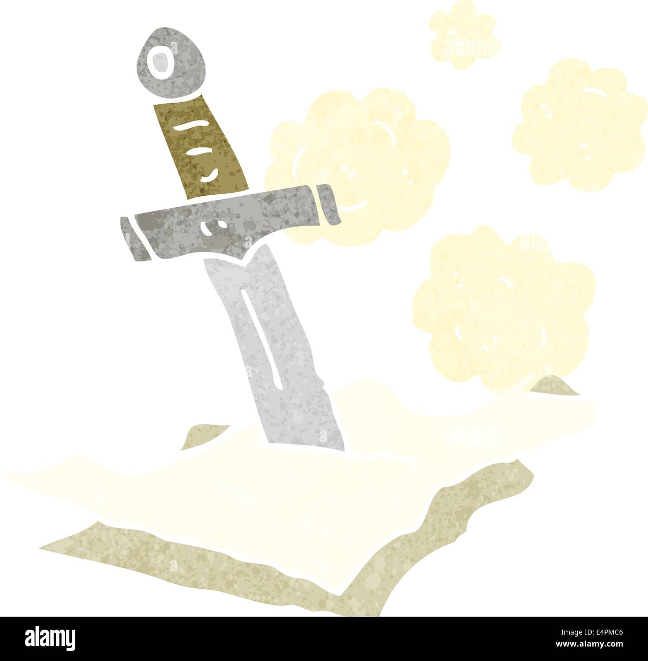 cartoon dagger in papers Stock Vector Image & Art - Alamy