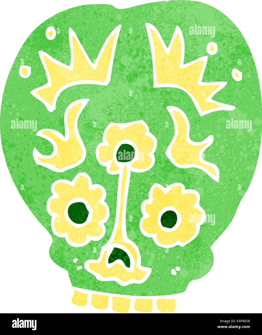 cartoon sugar skull Stock Vector Image & Art - Alamy