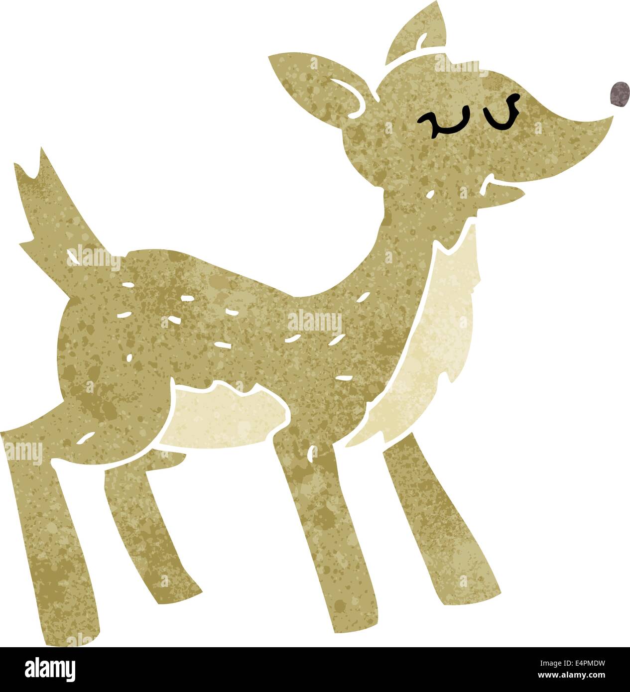 cute cartoon deer Stock Vector Image & Art - Alamy