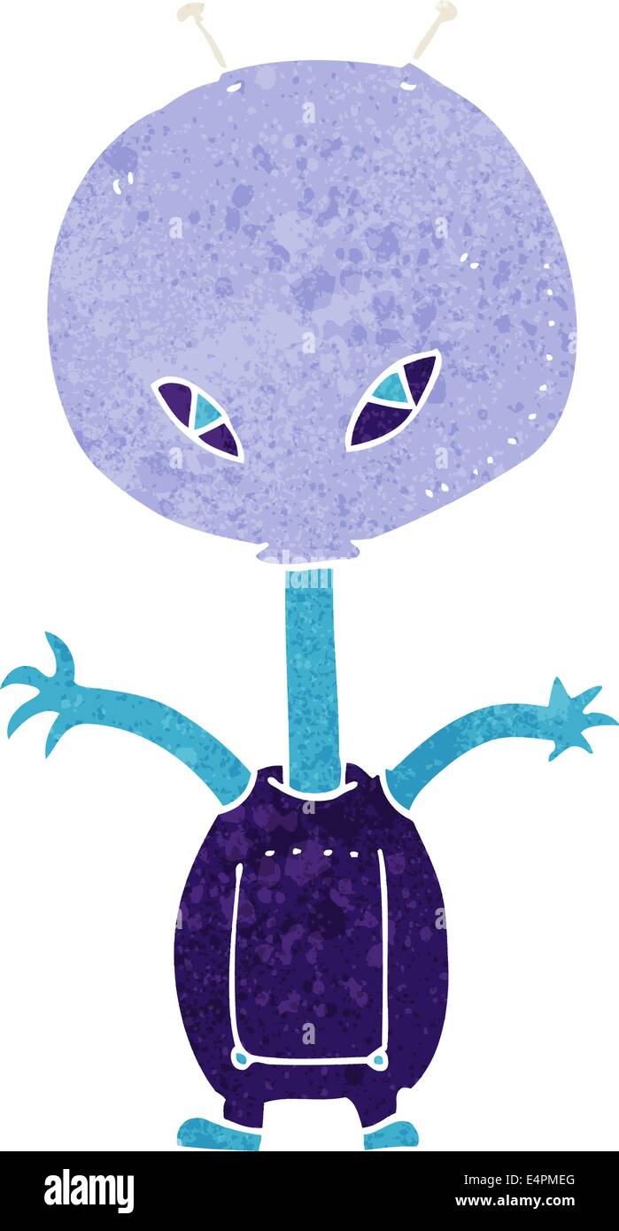 cartoon space alien Stock Vector Image & Art - Alamy
