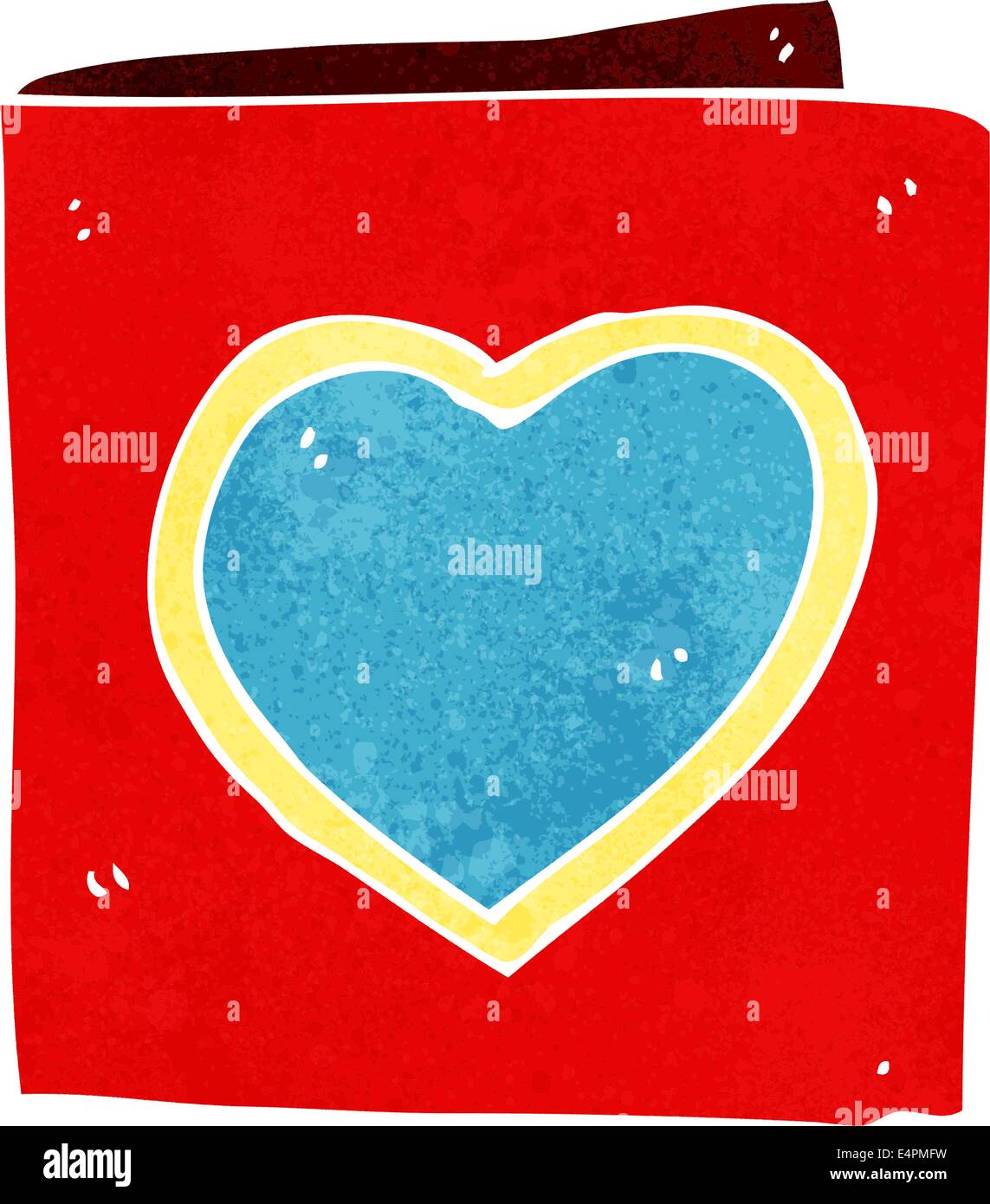 cartoon love heart card Stock Vector Image & Art - Alamy