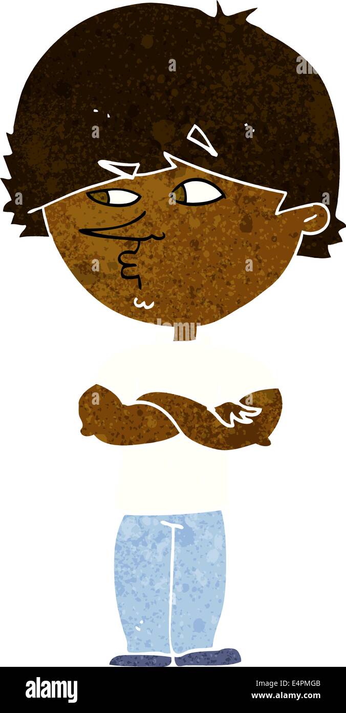 cartoon suspicious man Stock Vector Image & Art - Alamy