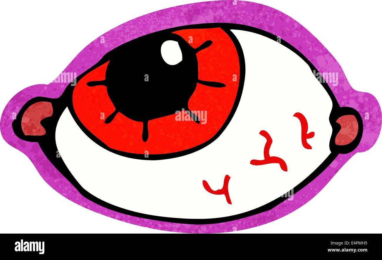 cartoon spooky eye Stock Vector Image & Art - Alamy
