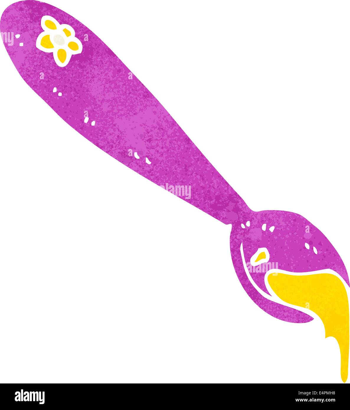 Custard spoon Stock Vector Images - Alamy
