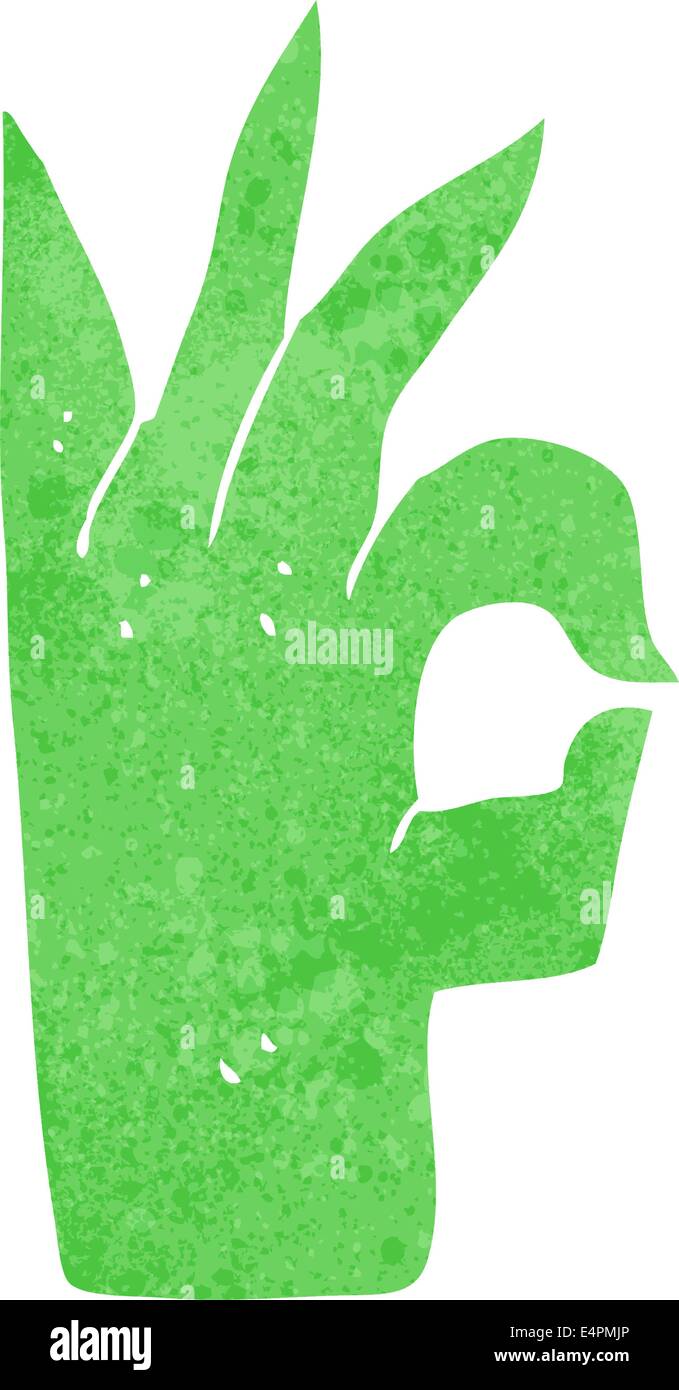 cartoon okay hand gesture Stock Vector Image & Art - Alamy