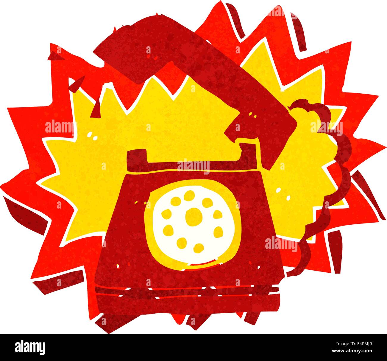 Cartoon ringing telephone hi-res stock photography and images - Alamy