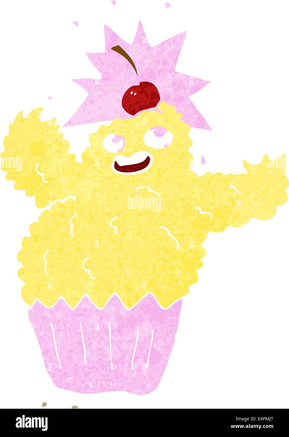 cartoon cupcake monster Stock Vector Image & Art - Alamy