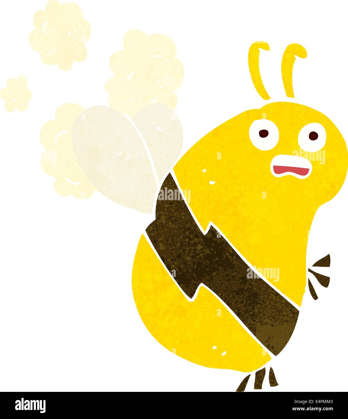 funny cartoon bee Stock Vector Image & Art - Alamy
