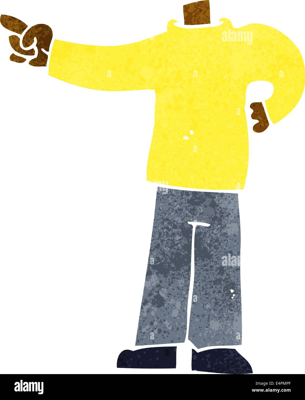 cartoon pointing body (mix and match cartoons or add own photos Stock ...