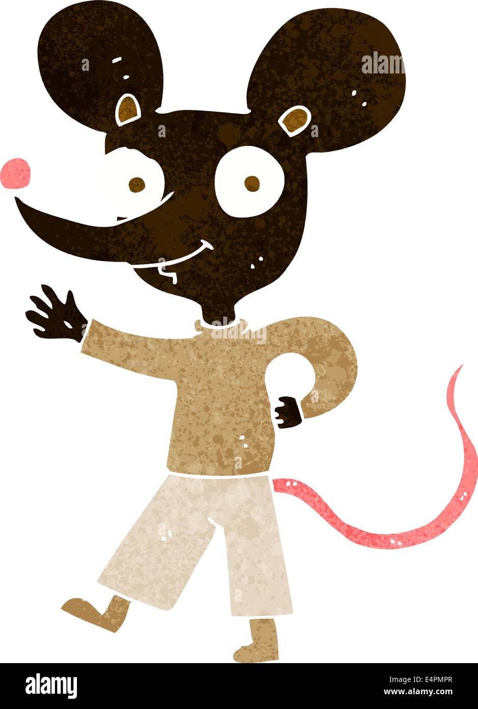 cartoon waving mouse Stock Vector Image & Art - Alamy