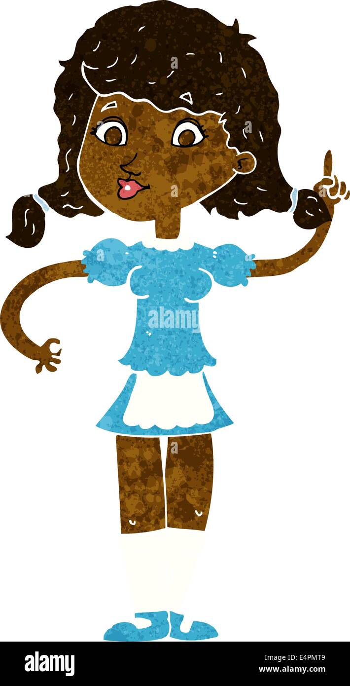 Pretty woman in maid Stock Vector Images - Alamy