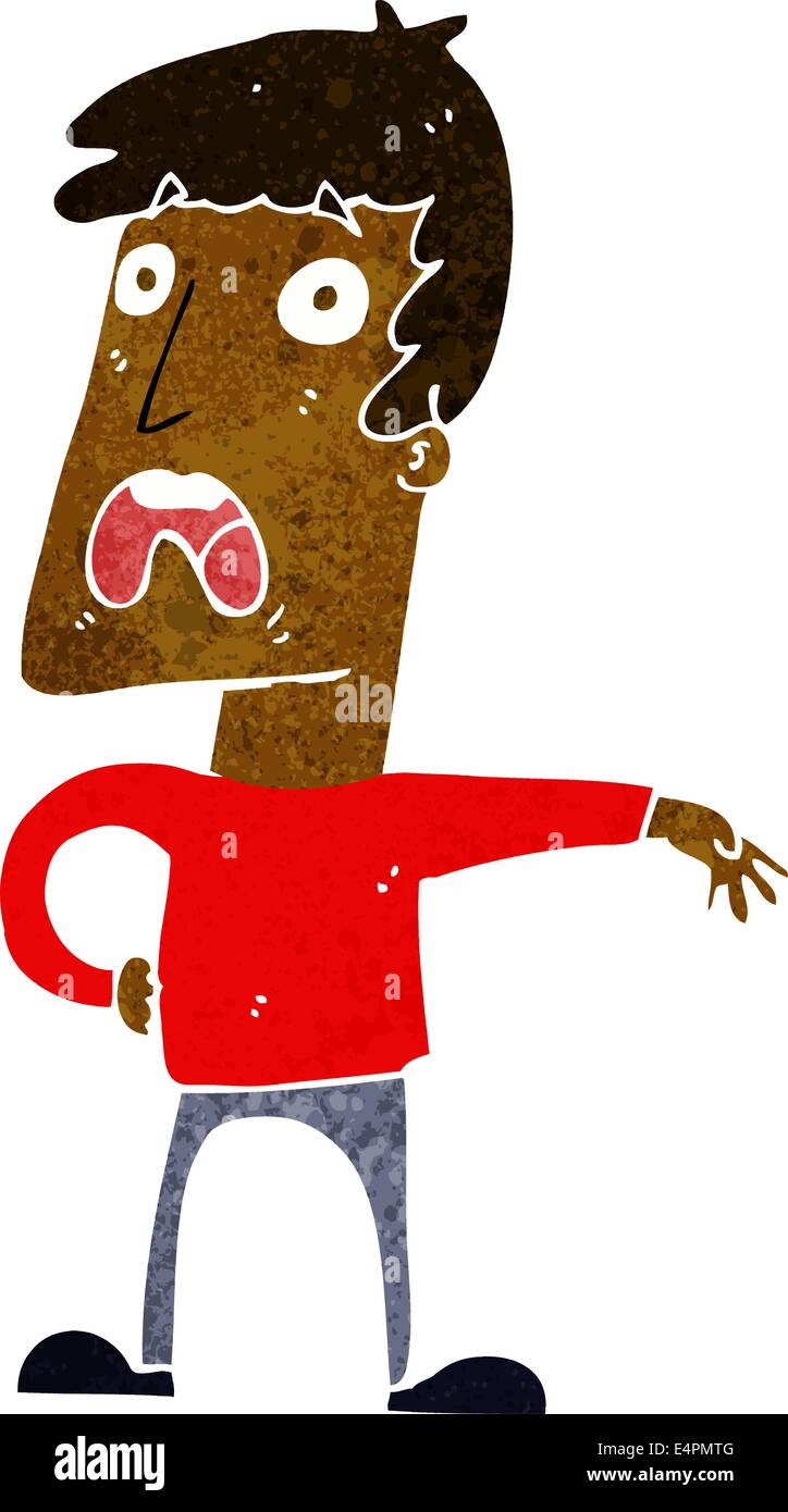 cartoon complaining man Stock Vector Image & Art - Alamy