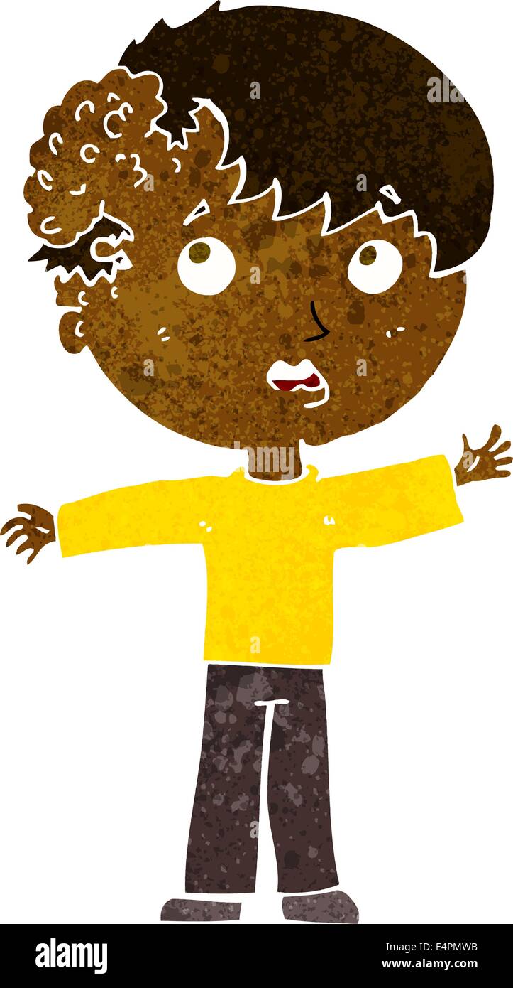 cartoon boy with growth on head Stock Vector Image & Art - Alamy