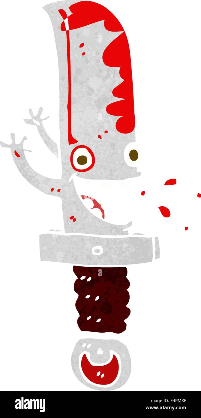 crazy knife cartoon character Stock Vector Image & Art - Alamy